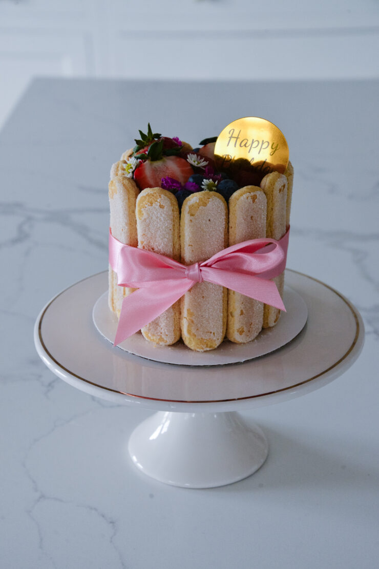 This Mini Charlotte Cake is as Easy as Assembling Store-Bought Pieces
