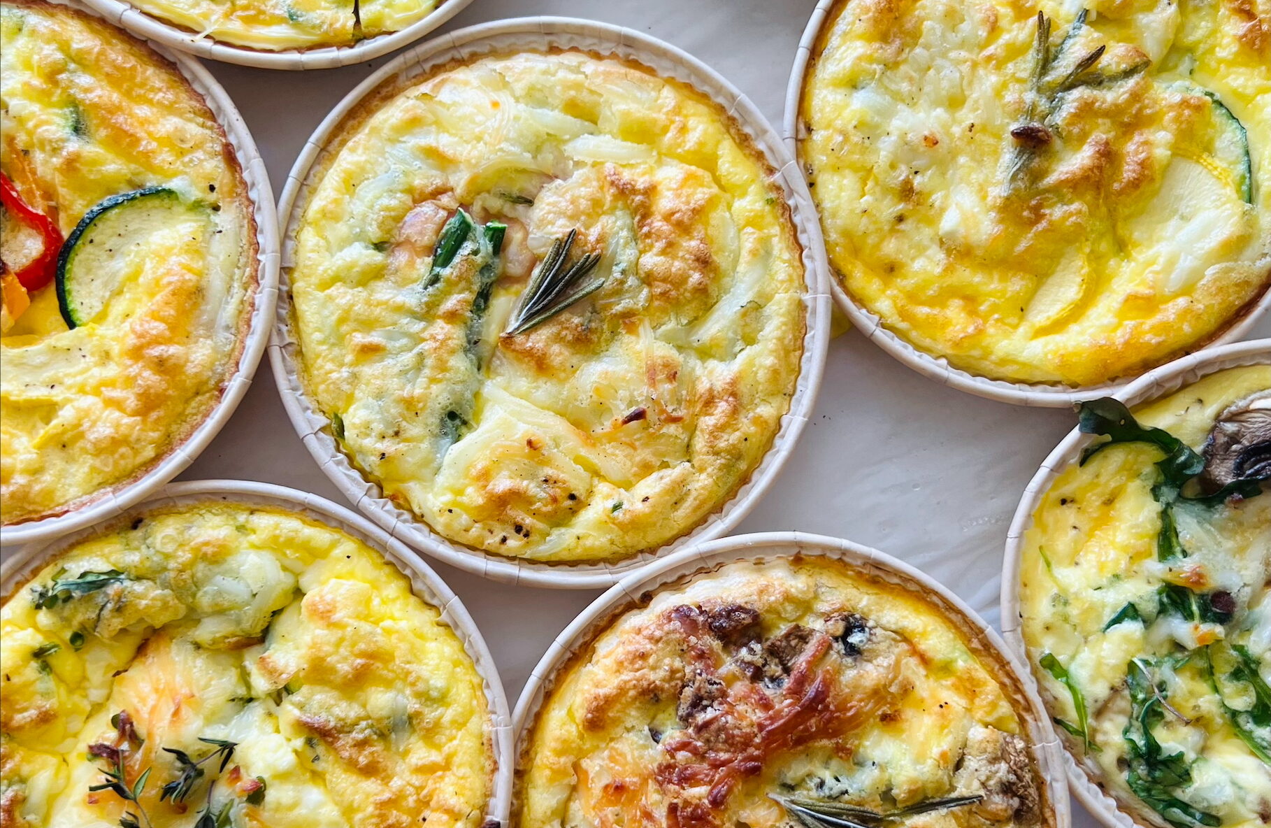 Build Your Own Quiche Bar: Recipes & topping ideas for this charming ...