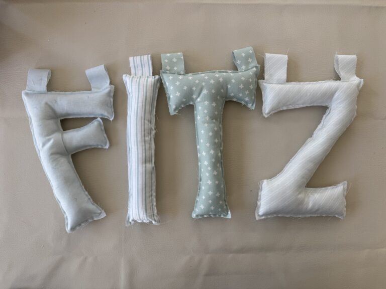 The Fabric Bubble Letter Banner You Can Make Without a Sewing Machine