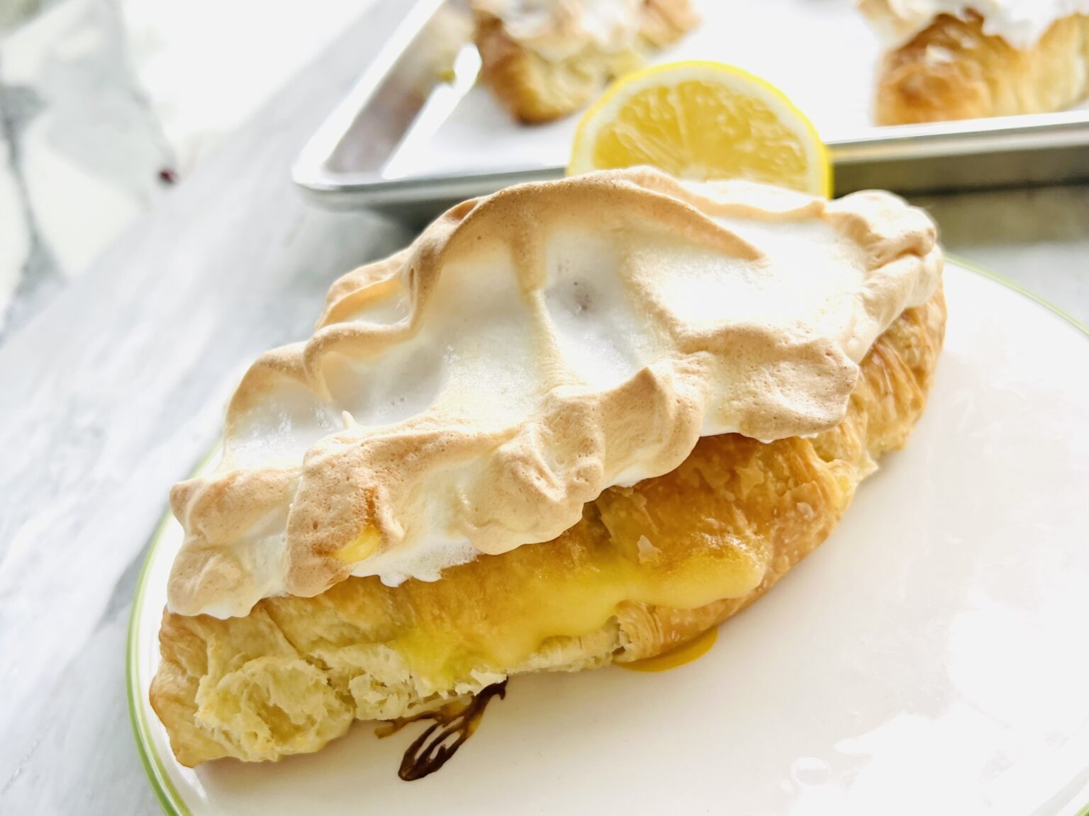Sweet, Summery Lemon Meringue Croissants - Studio 5
